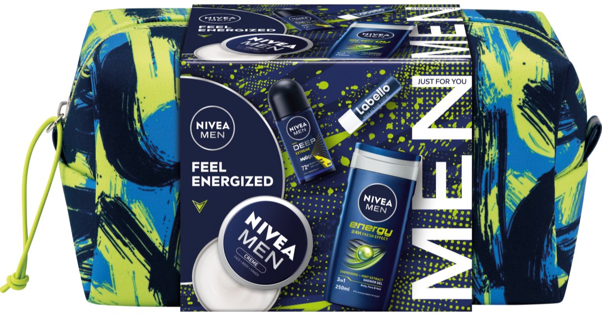 NIVEA MEN Feel Energized dárková sada (pro muže) | notino.cz