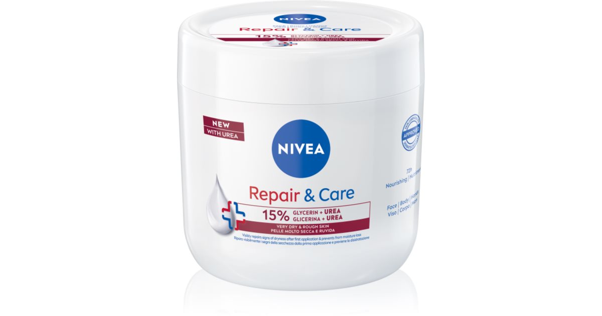 NIVEA Repair & Care Urea crema corporal regeneradora para pieles secas y muy secas | notino.es