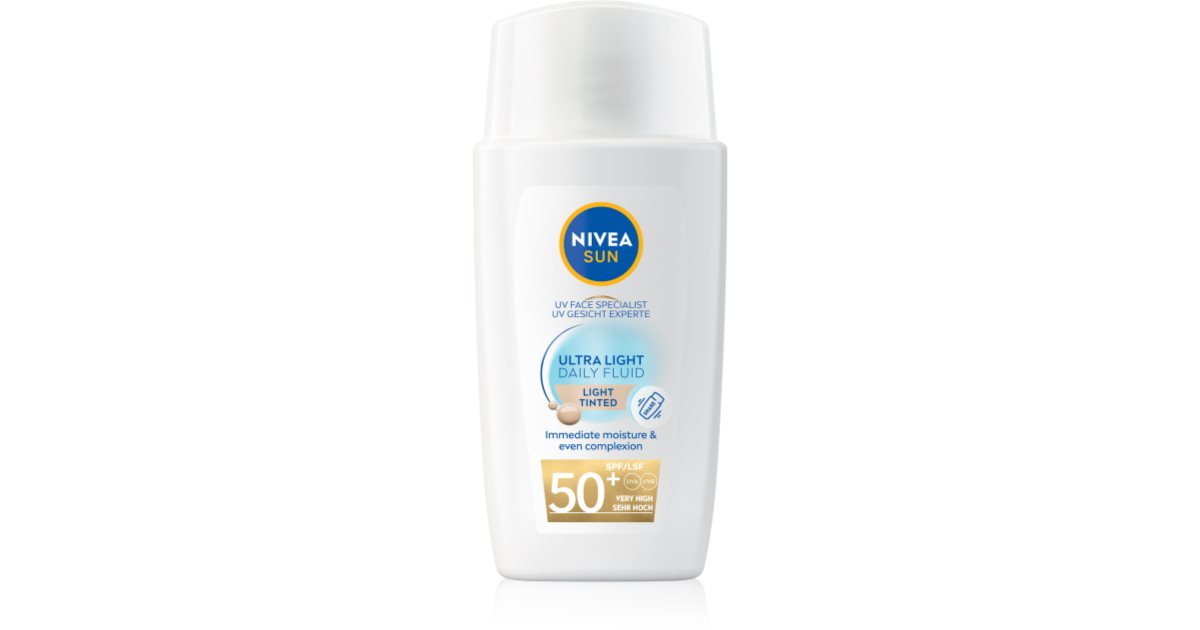 NIVEA SUN Ultra Light Light Tinting Fluid SPF 50+ | notino.ie