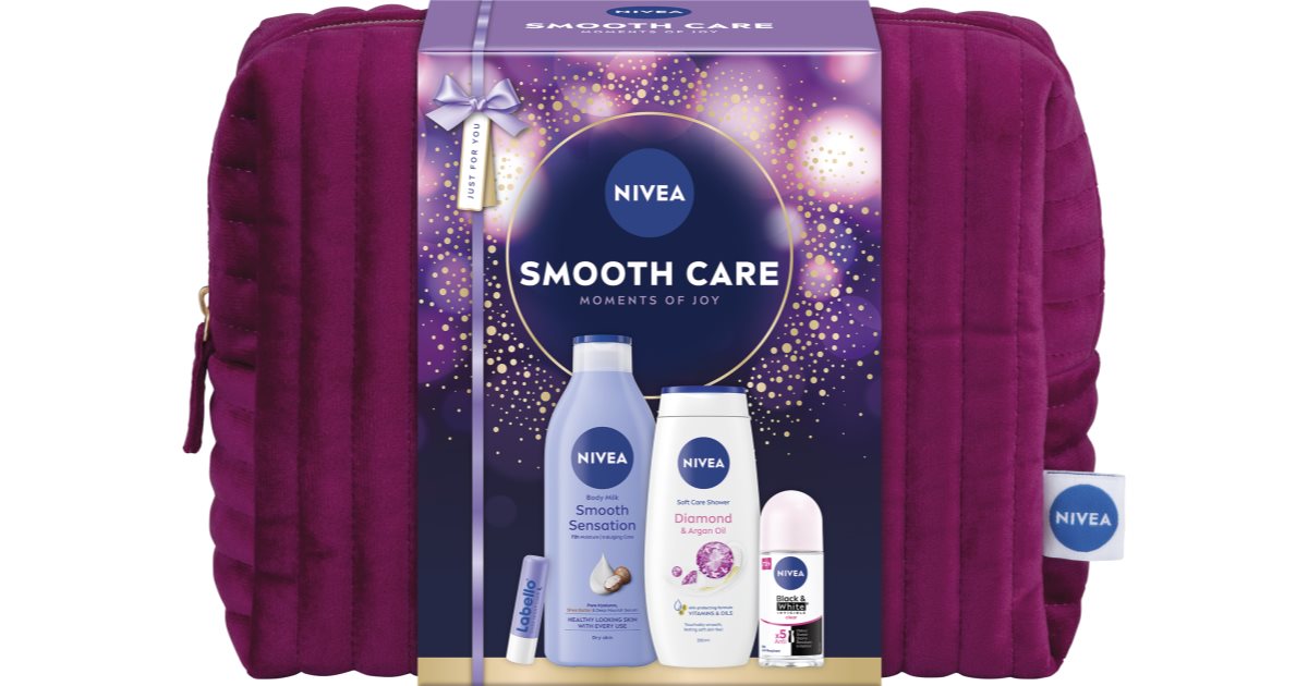 NIVEA Smooth Care gift set with nourishing and moisturising effect ...