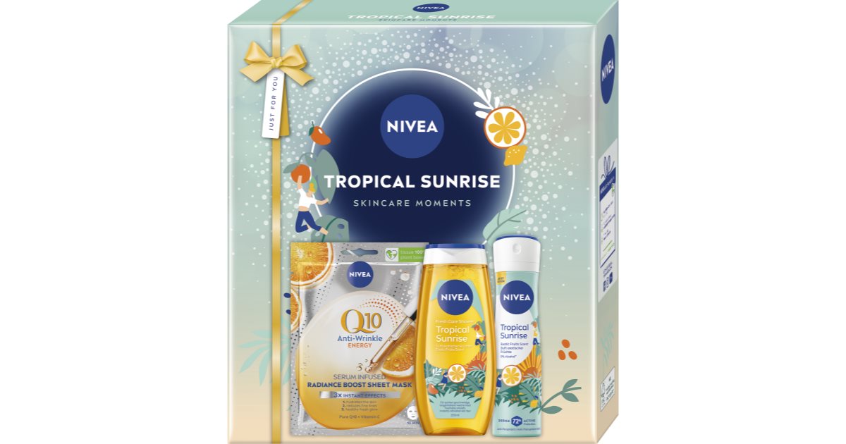 NIVEA Tropical Sunrise gift set for body and face | notino.co.uk