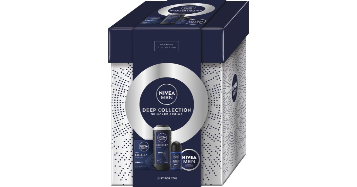 NIVEA MEN Deep Collection Geschenkset für Körper und Gesicht | NOTINO