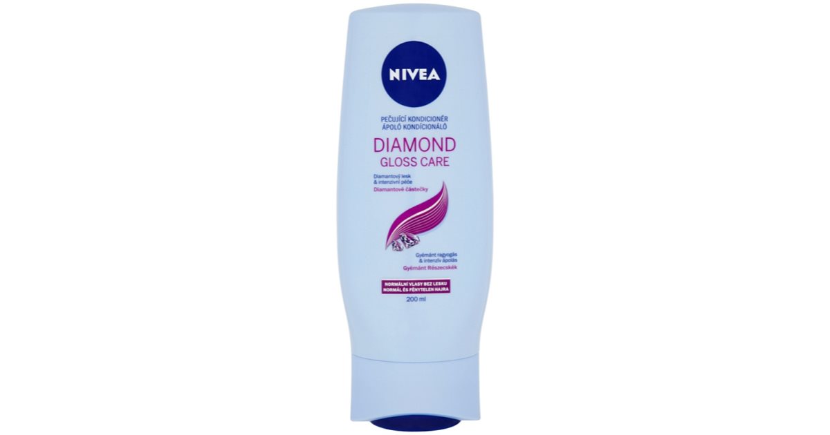 Nivea Diamond Gloss Conditioner for Tired Hair Without Shine | notino.co.uk