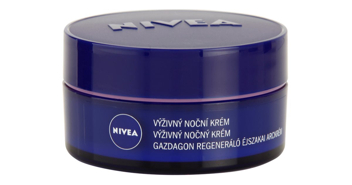 NIVEA Face Nourishing crema notte nutriente per pelli secche e ...