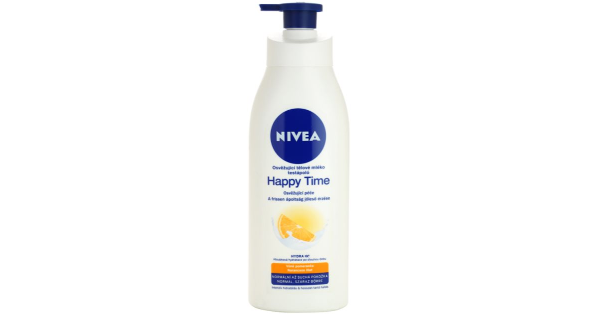 Nivea Happy Time Refreshing Body Lotion For Normal And Dry Skin ...