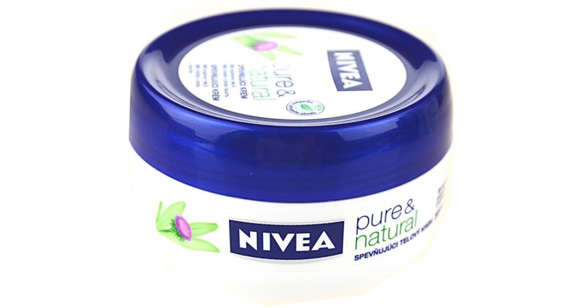 Nivea Pure & Natural стягащ крем за тяло | notino.bg
