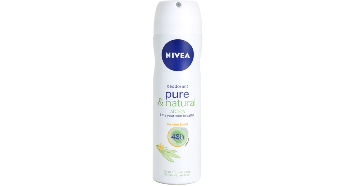 NIVEA Pure & Natural дезодорант в спрей 48 часа | notino.bg