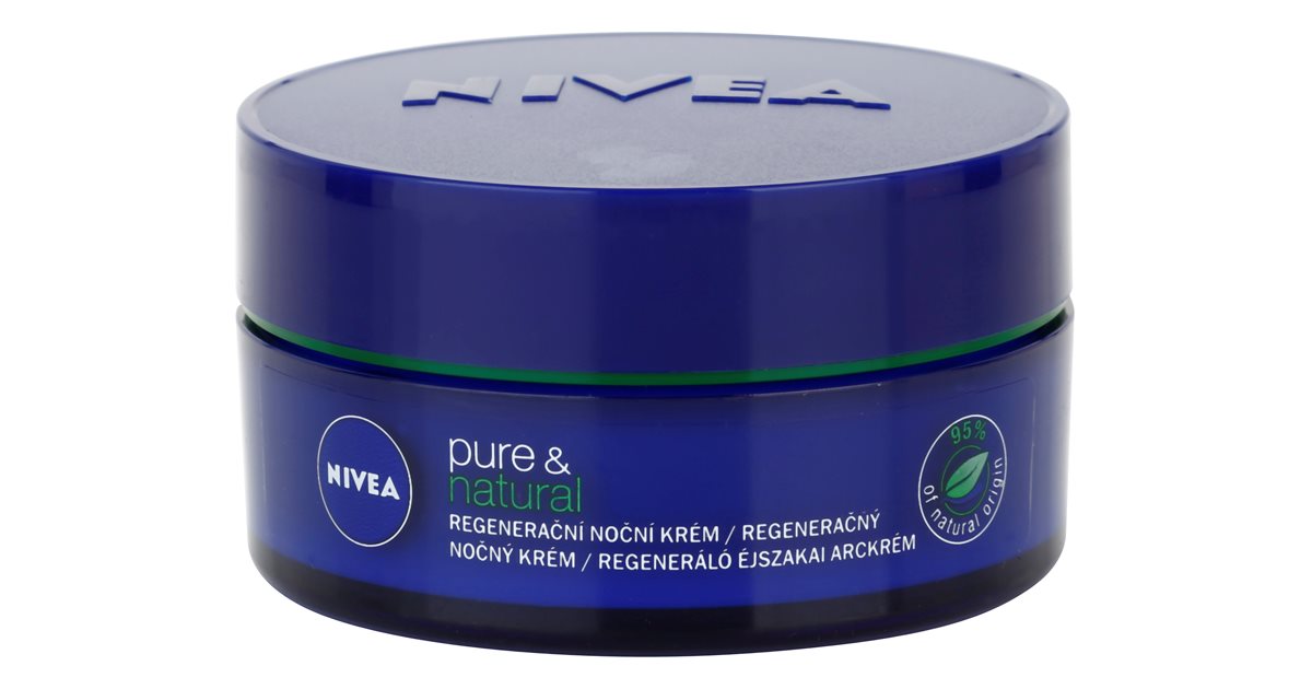 NIVEA Visage Pure & Natural crema notte rigenerante per tutti i tipi di ...