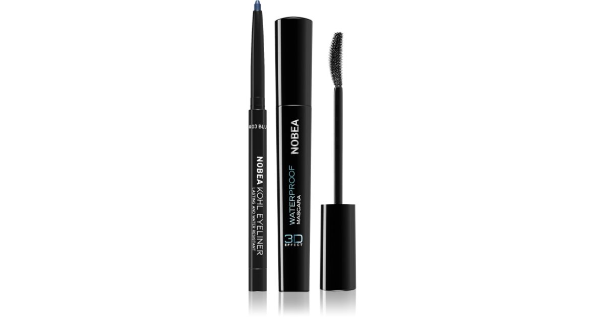 NOBEA Day-to-Day Automatic Eyeliner & 3D Effect Waterproof Mascara ...