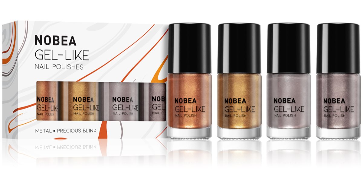 NOBEA Metal Precious Blink Set nail polish set