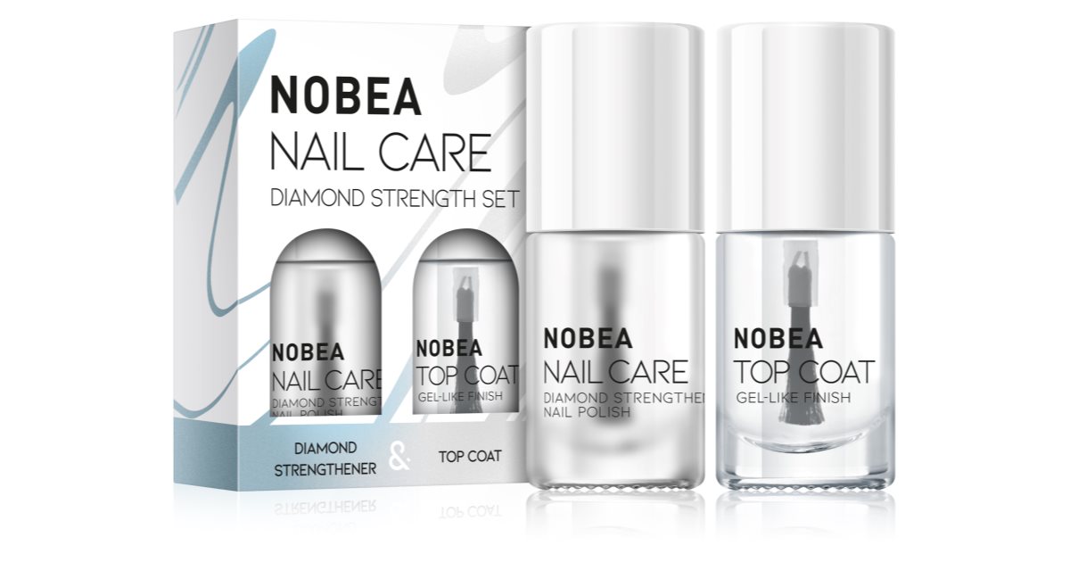 Прегледи на NOBEA Nail Care Diamond Strength Set комплект лак за нокти ...