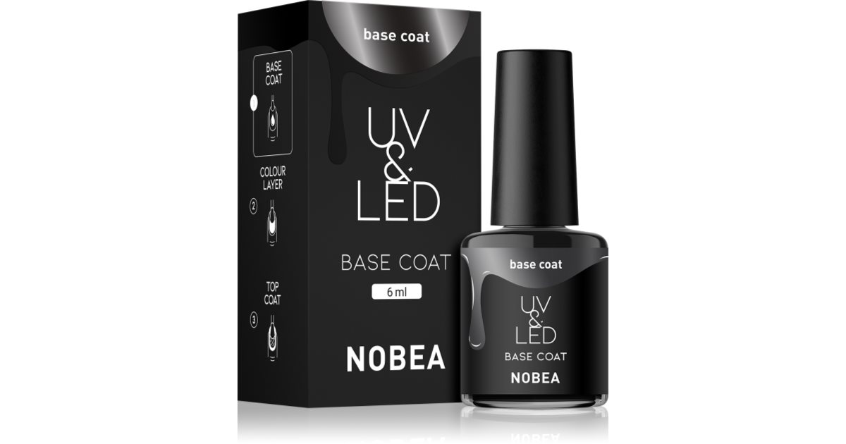 NOBEA UV & LED Base Coat базов лак за нокти с използване на UV/LED ...