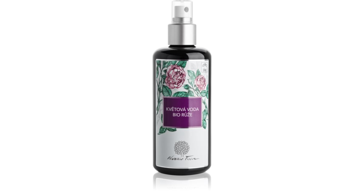Nobilis Tilia Floral Water Bio Rose Face Lotion for intensive hydration | notino.ie