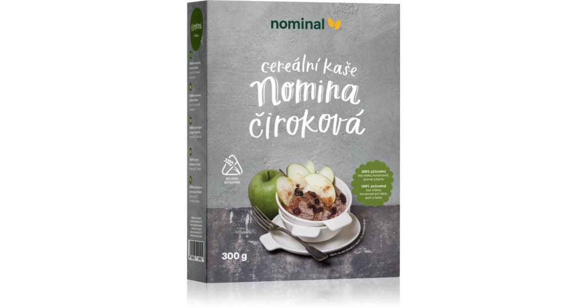 Nominal Cereal porridge Nomina sorghum Instantpap Glutenvrij | notino.nl
