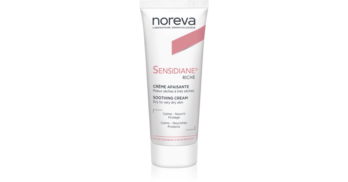 Noreva Sensidiane Rich Soothing Cream crème nourrissante et apaisante ...
