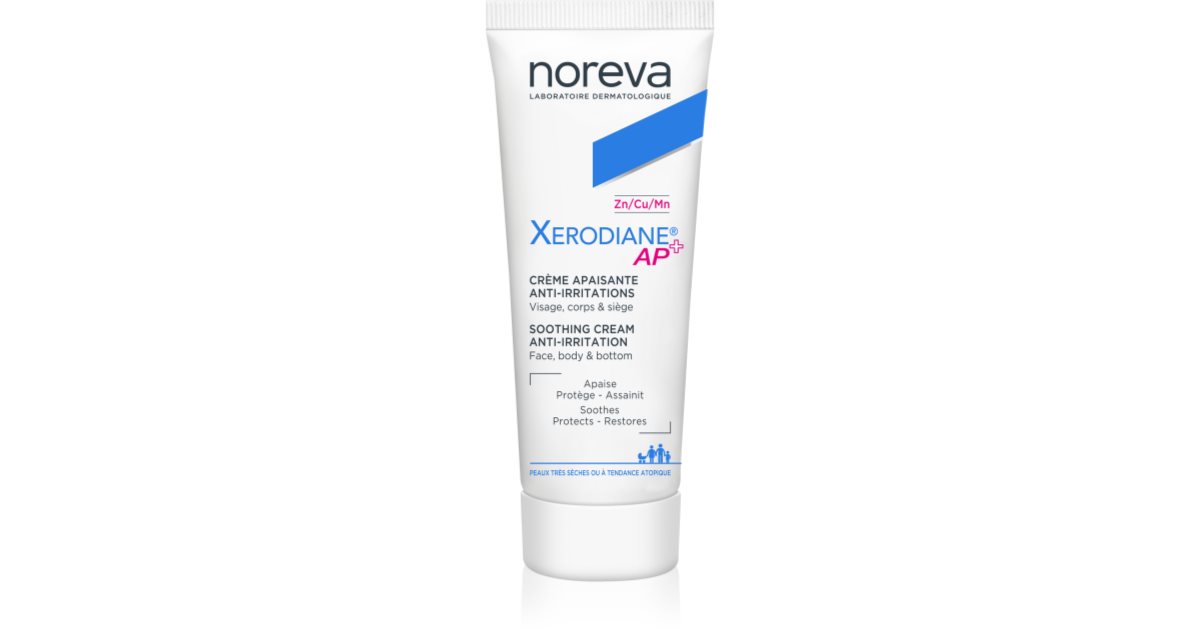 Noreva Xerodiane AP+ Soothing Anti-irritation Cream crème hydratante ...