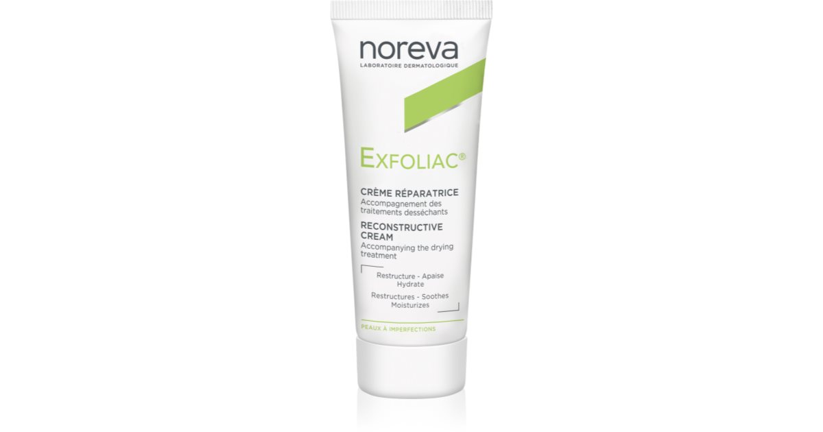 Noreva Exfoliac Reconstructive Cream creme regenerador | notino.pt