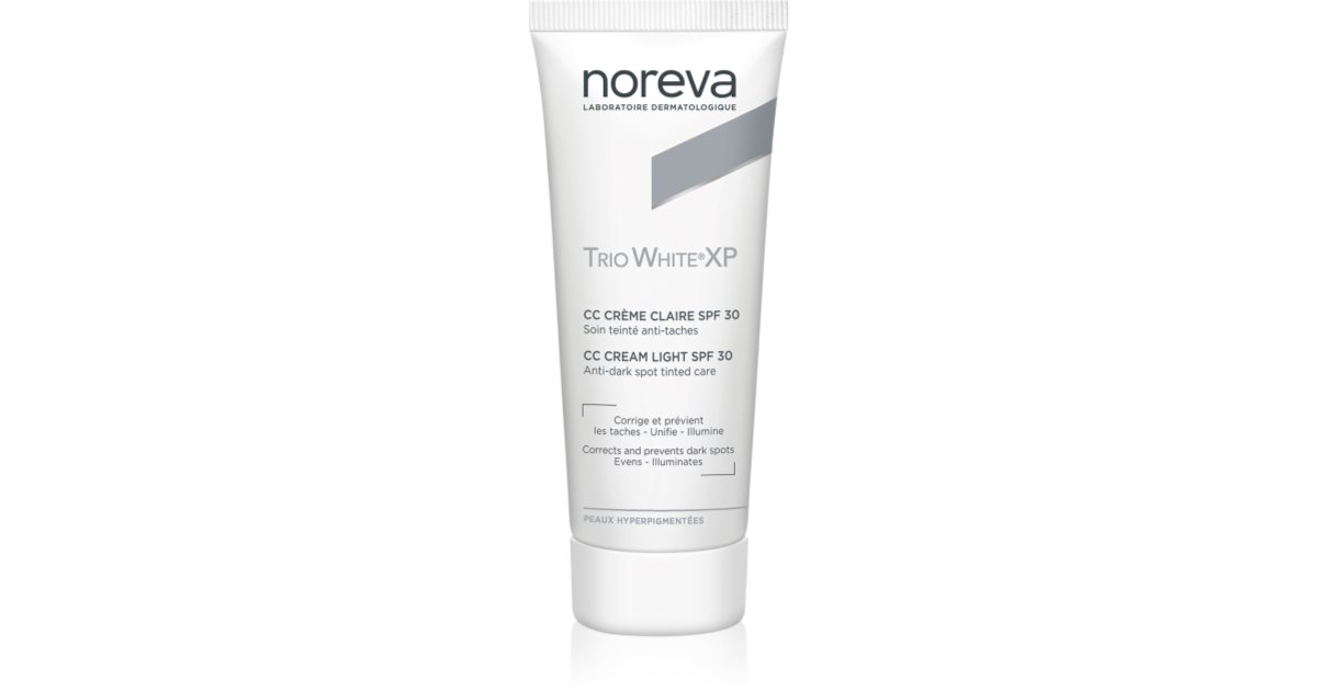 Noreva Trio White XP CC Cream Light SPF 30 CC Cream für ein ...