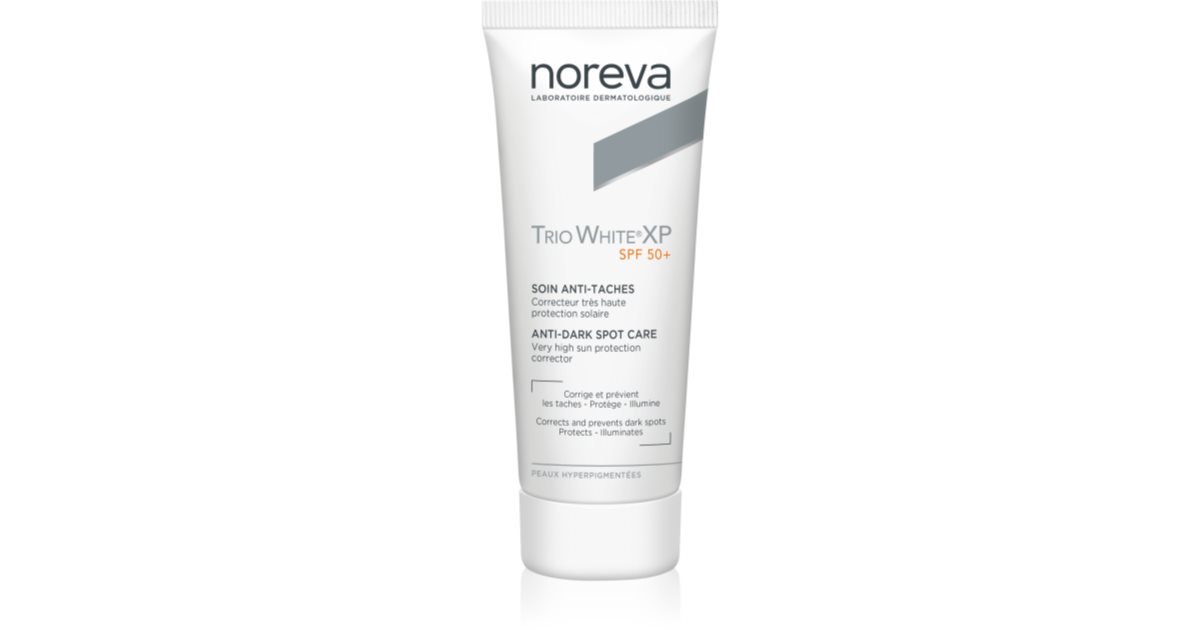 Noreva Trio White XP Anti-Dark Spot Care SPF 50+ facial sunscreen for ...