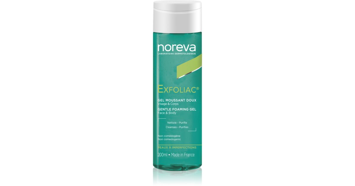 Noreva Exfoliac Gentle Foaming Gel gel limpiador espumoso suave para ...