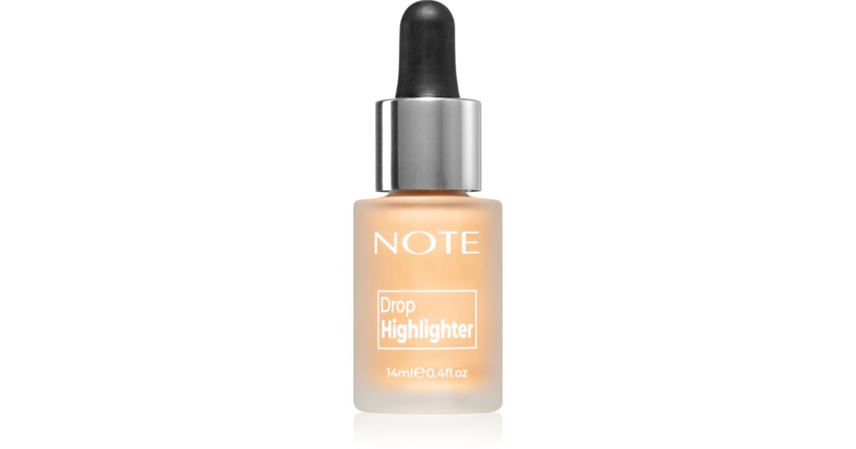 Note Cosmetique Drop Highlighter liquid highlighter with pipette ...