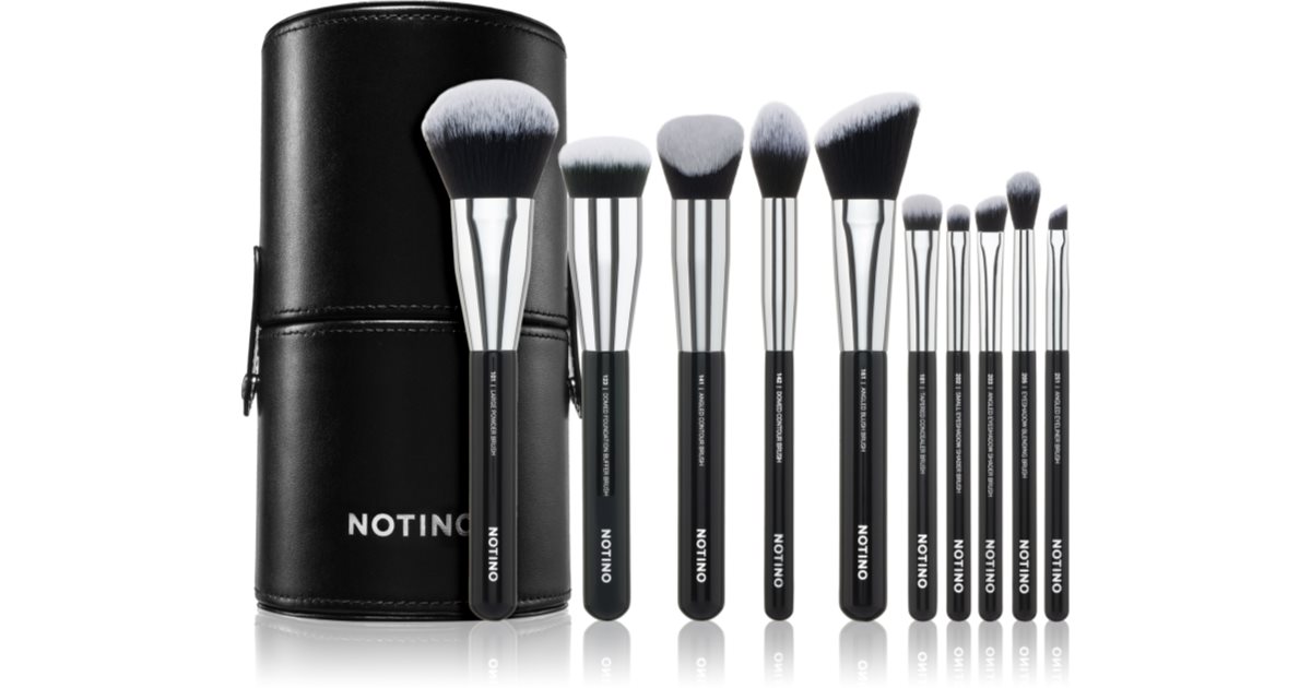 Notino Makeup Brushes Advanced Professional Make-Up Brush Set makeup brush set with a pouch ...