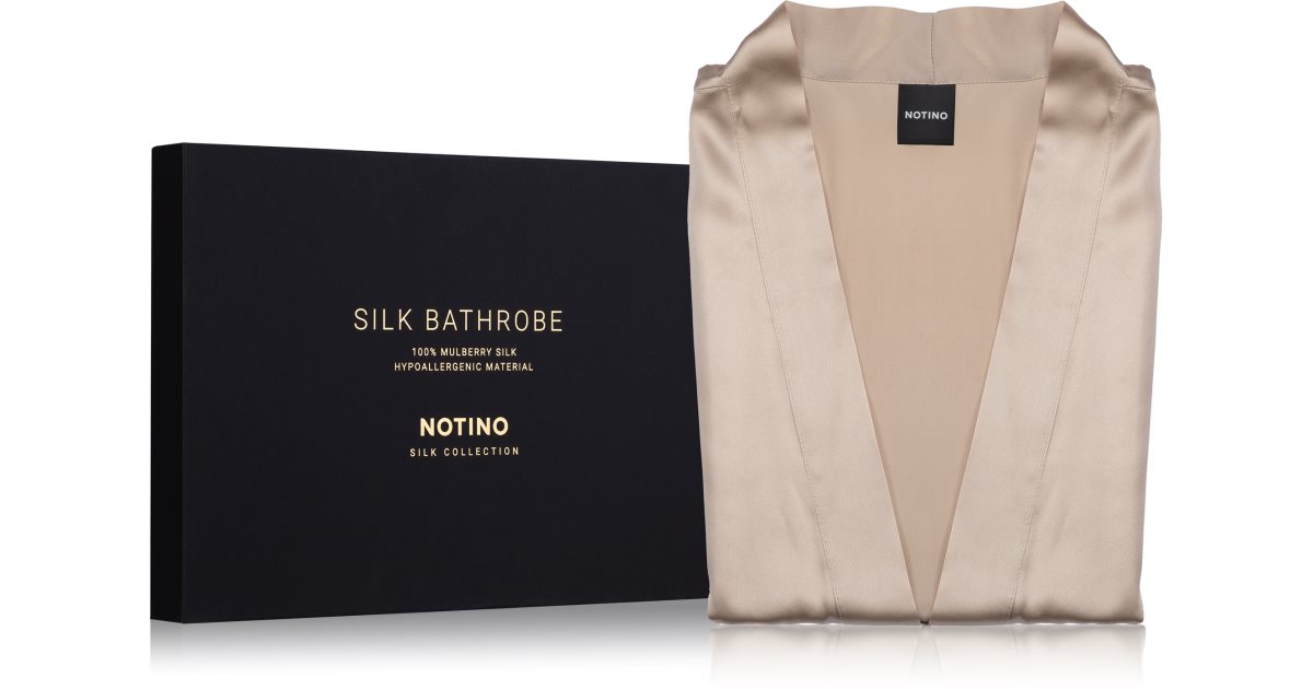 Notino Silk Collection Silk Bathrobe šilkinis chalatas | notino.lt