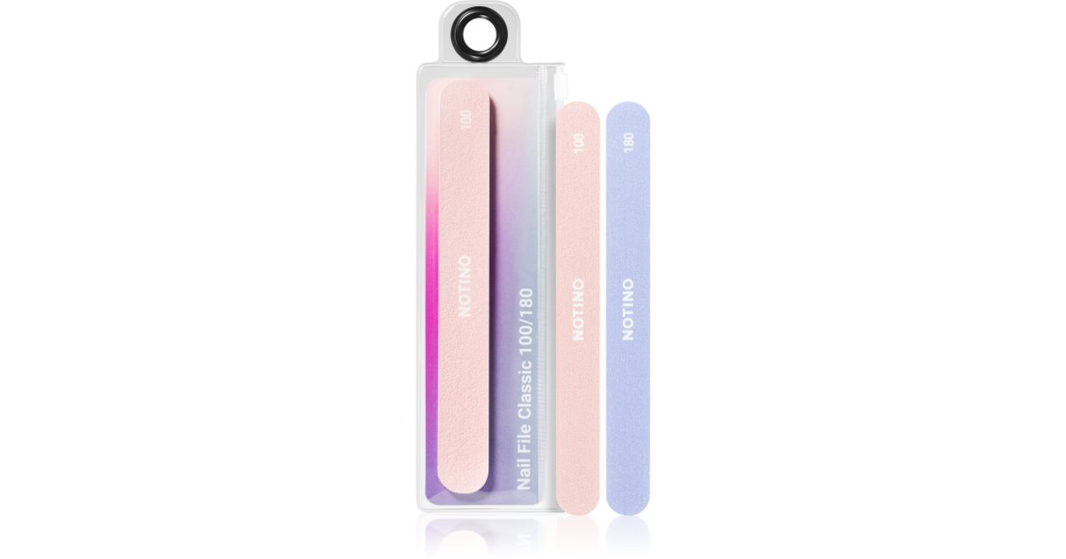 Notino Nail Tools Nail File Classic lima de uñas clásica con dos tipos ...