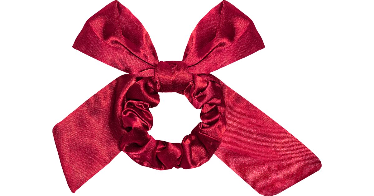 Notino Grace Collection Satin bow scrunchie elastico per capelli ...