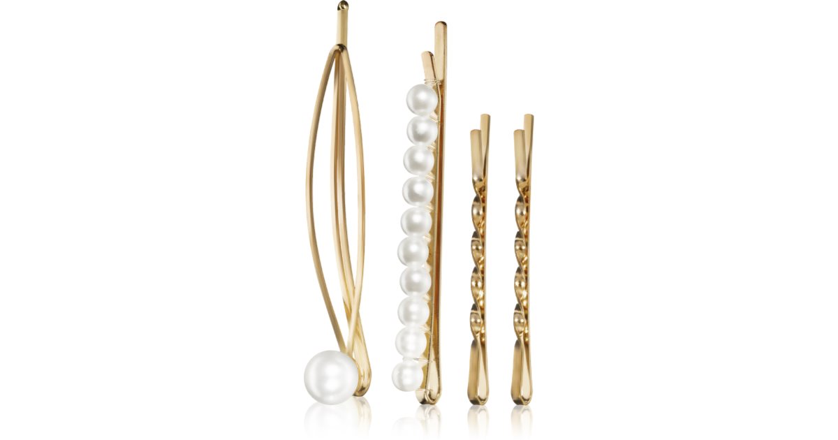 Notino Grace Collection Faux pearl hair pins barrettes à cheveux ...