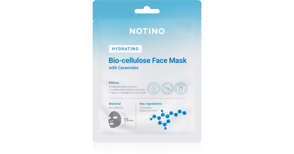 Notino Hydrating Bio-Cellulose Face Mask with Ceramides | Livrare ...