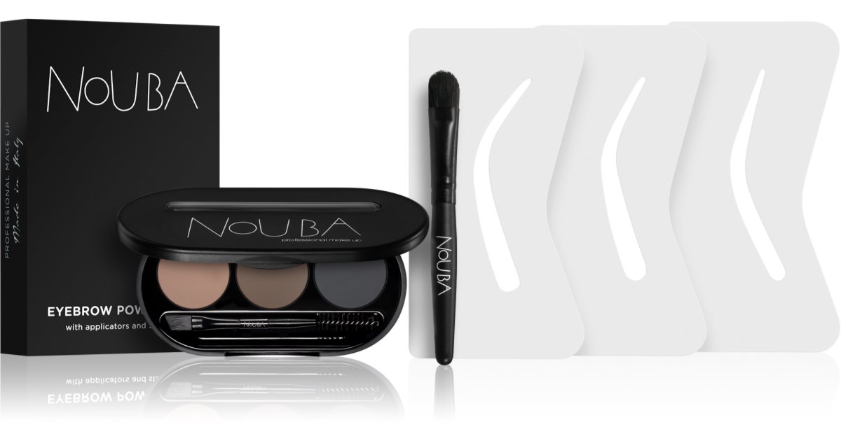 Nouba Eyebrow Powder Kit dárková sada(na obočí) | notino.cz