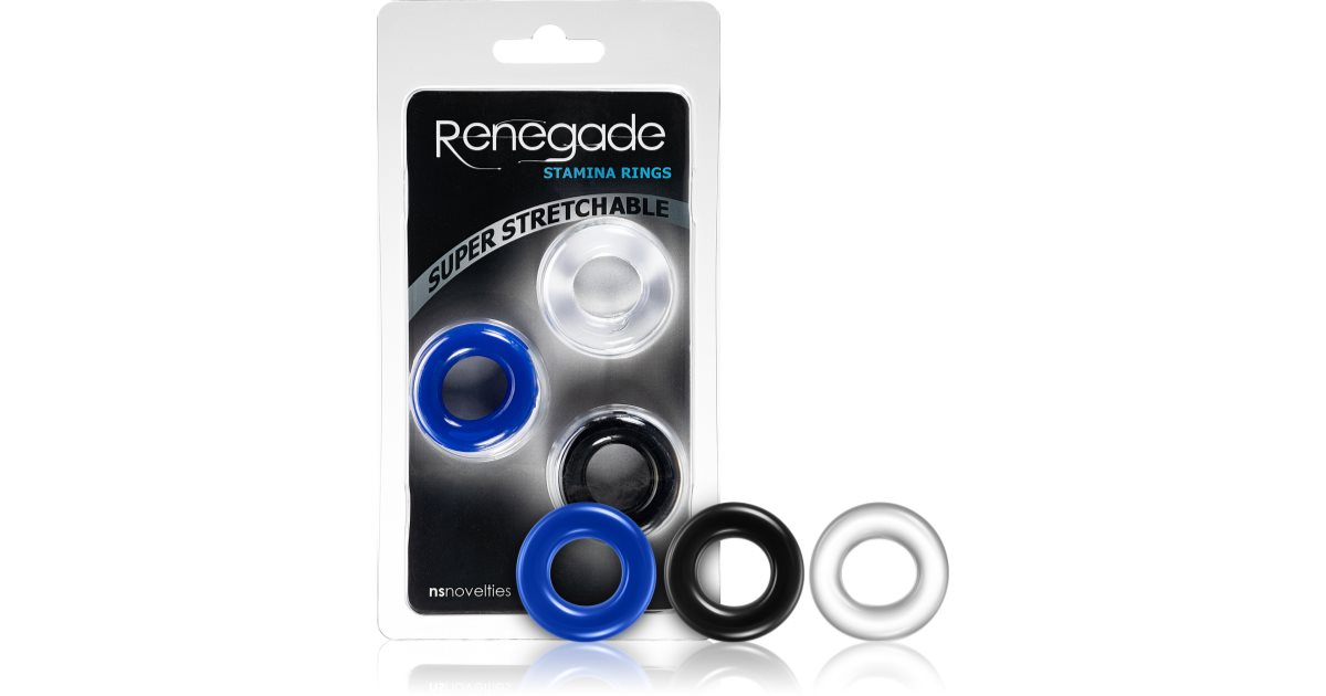 NS Novelties Renegade Stamina Rings set of rings for the penis | notino.ie