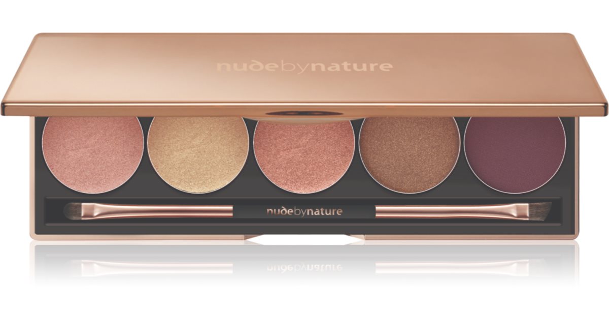 Nude by Nature Natural Illusion Soft Rose paleta de sombras de ojos ...