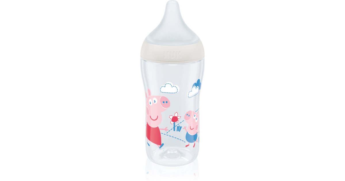NUK Perfect Match Peppa Pig biberon cu controlul temperaturii | Notino.ro