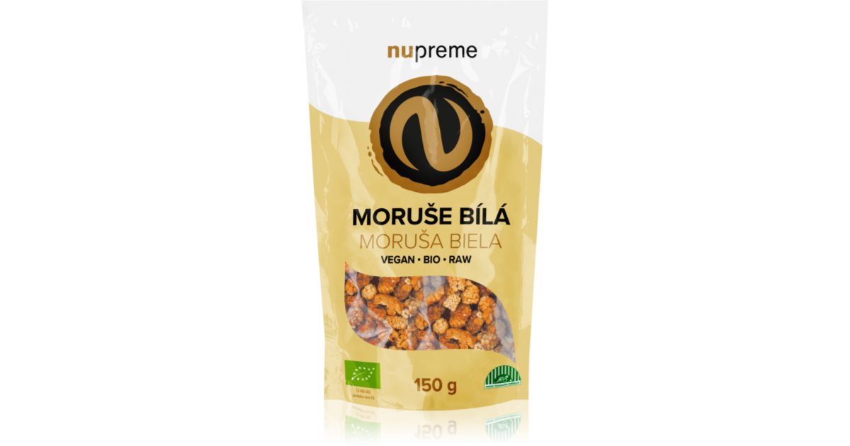 Nupreme Moruše bílá sušené ovoce v BIO kvalitě | notino.cz