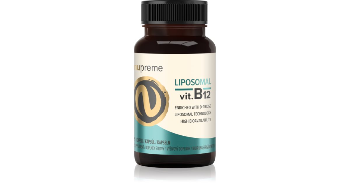 Nupreme Liposomal Vit. B12 kapsuly pre normálnu činnosť nervovej ...