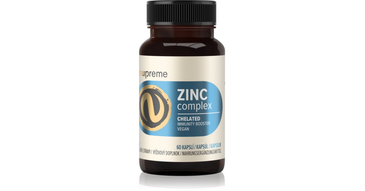 Nupreme Zinc Complex Chelated podpora imunity na podporu imunitného systému, pre krásnu pleť ...