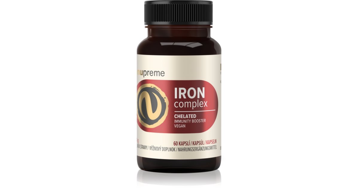 Nupreme Iron Complex Chelated kapsle pro podporu krvetvorby | notino.cz