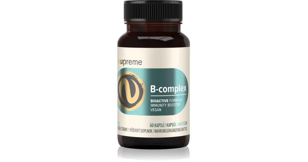 Nupreme B-Complex Bioactive komplex vitamínu B pro normální činnost ...