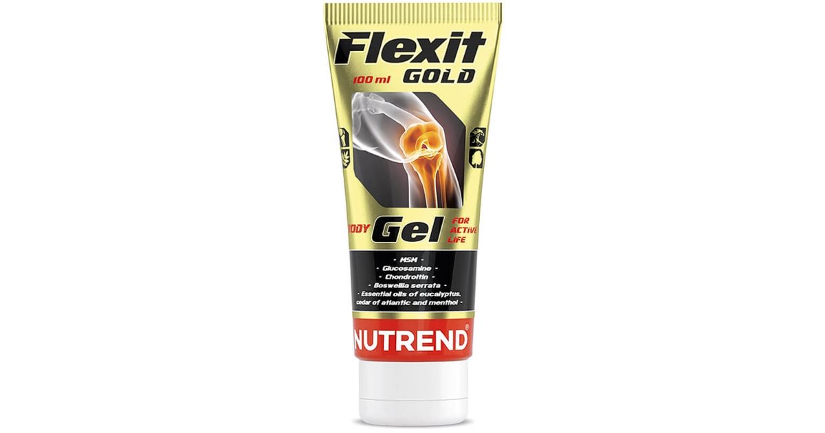 Nutrend Flexit Gold Gel Körpergel schnelle Regeneration nach erhöhter ...