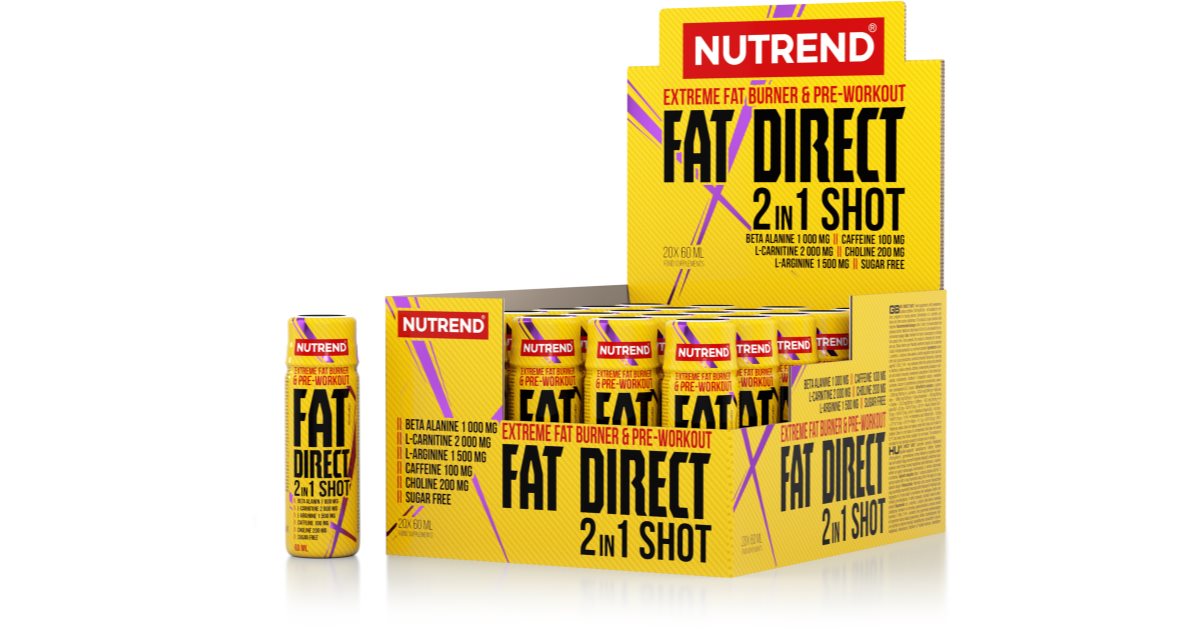 Nutrend Fat Direct shot spaľovač tukov | notino.sk
