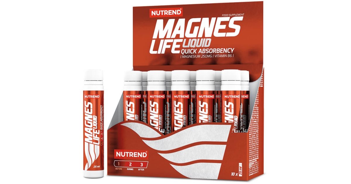 Nutrend Magneslife Liquid nápoj na podporu energetického metabolizmu ...