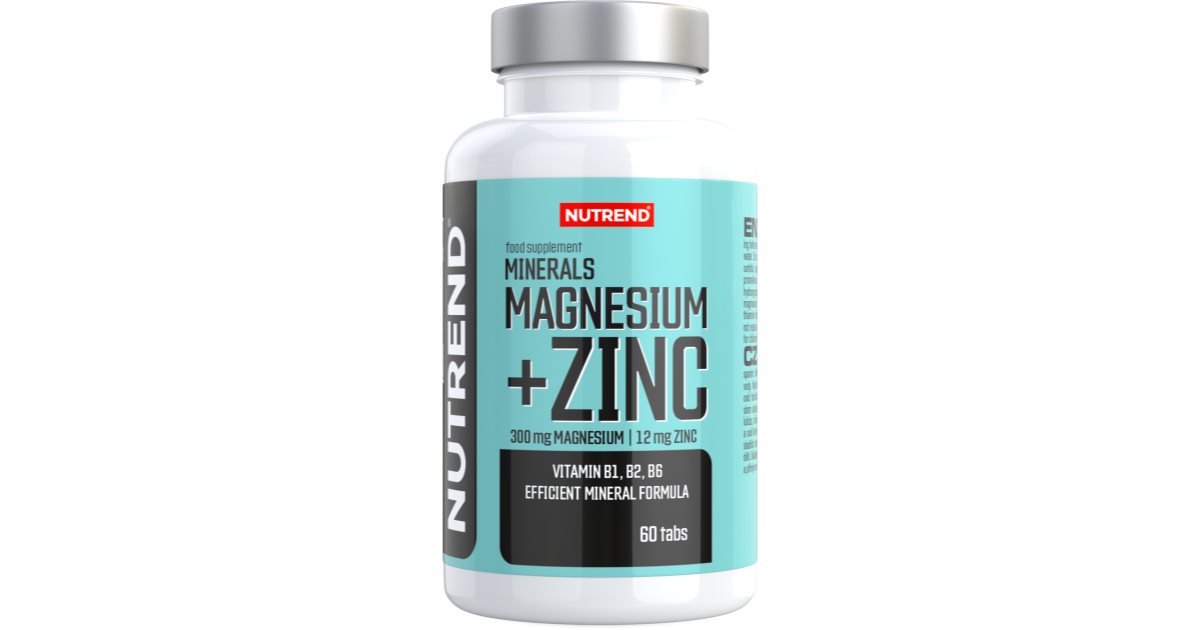 Nutrend Minerals Magnesium + Zinc tablety na podporu činnosti nervovej ...