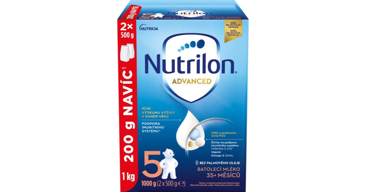 Nutrilon Advanced 5 batolecí mléko | notino.cz
