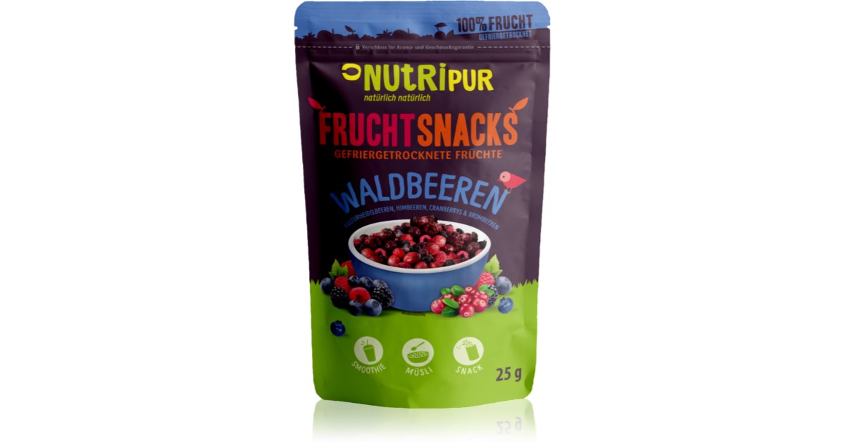Nutripur Frucht Snacks Waldbeeren Trockenfrüchte | notino.at