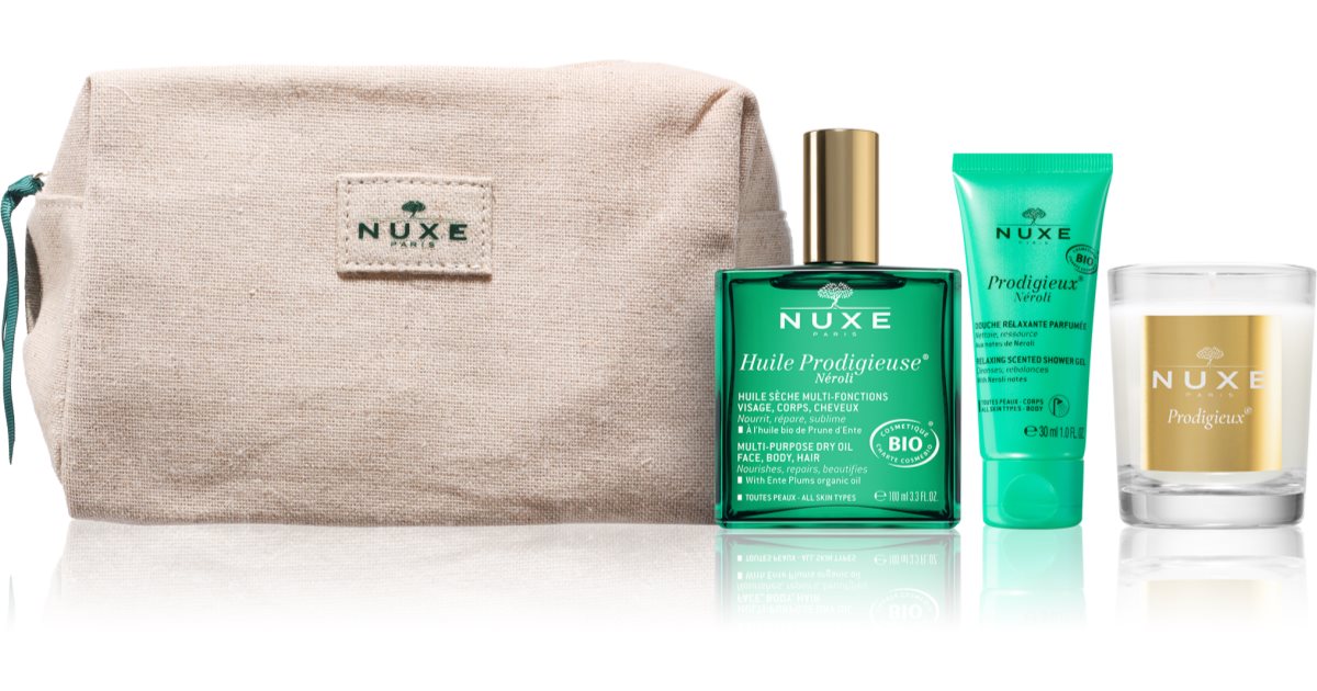 Nuxe Huile Prodigieuse Néroli Gift Set Coffret cadeau avec effet ...