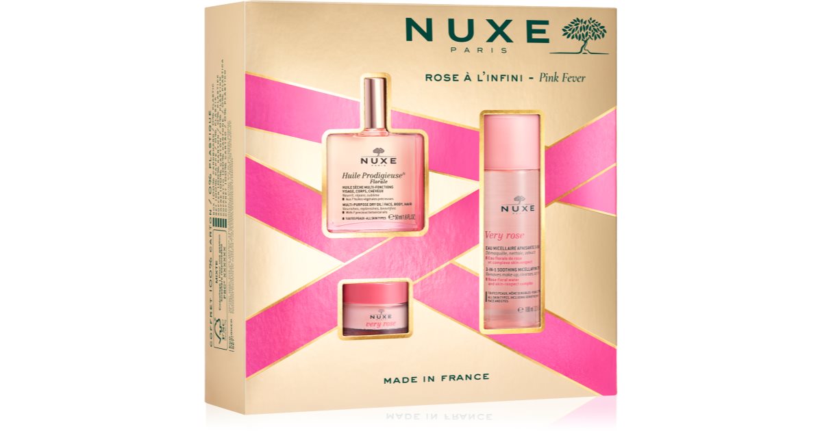 Nuxe Set 2023 Pink Fever set regalo di Natale (per viso, corpo e ...