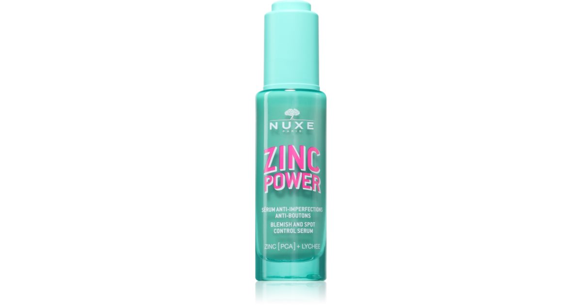 Nuxe Zinc Power Blemish And Spot Control Serum sérum anti-imperfections ...