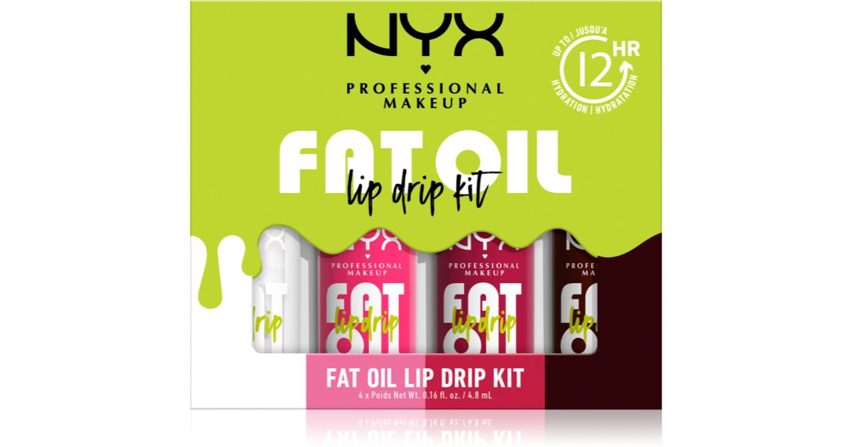 NYX Professional Makeup Fat Oil Lip Drip kit para lábios | notino.pt